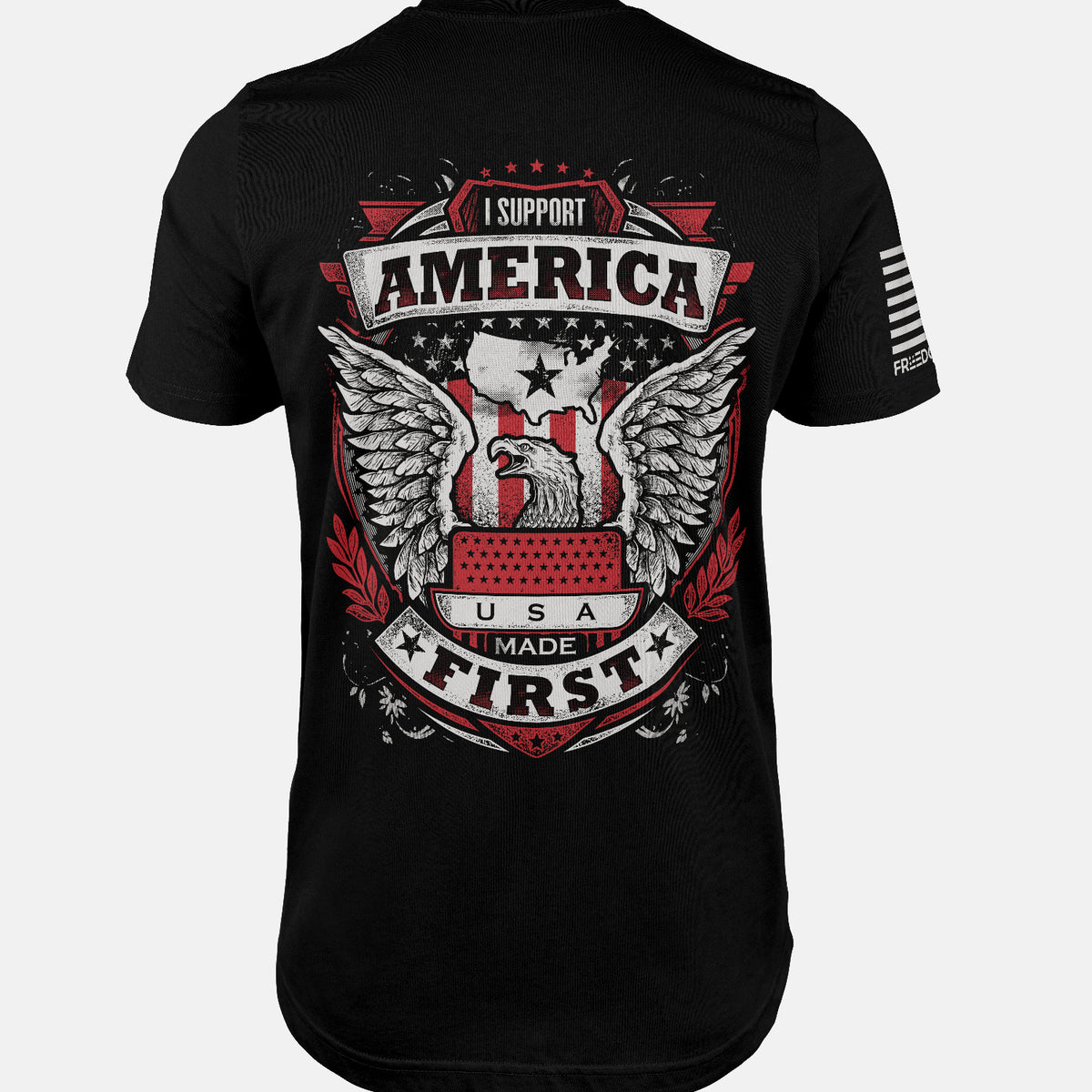 America First Tee Shirt | FreedomBuilt Since 1776 – Freedombuilt Since 1776